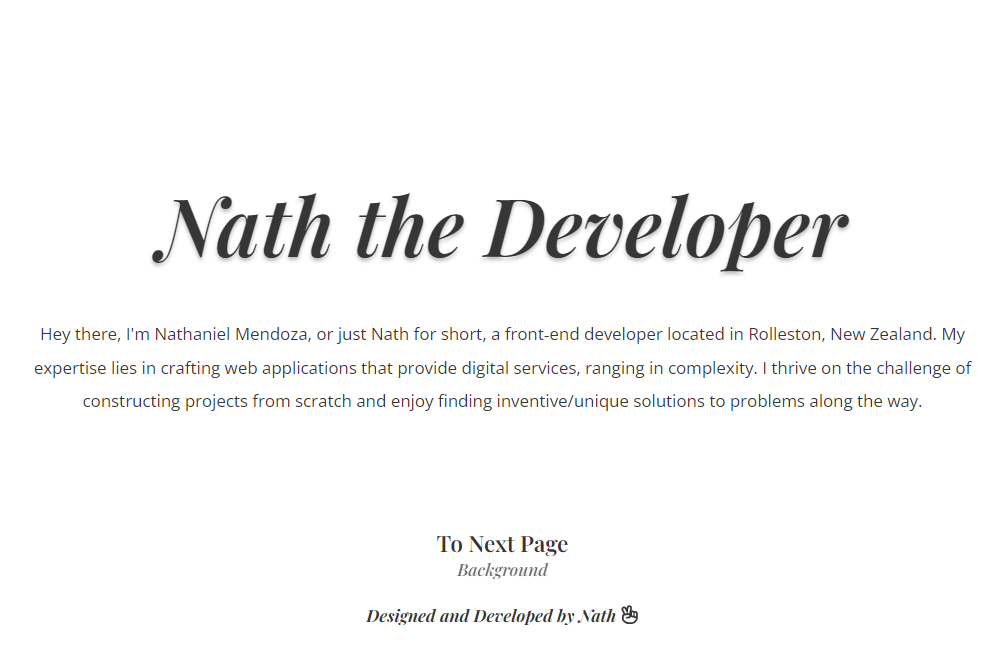 Nath Mendoza - Developer